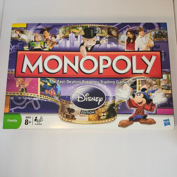 Hasbro | Games | Monopoly Disney Edition Board Game 209 Golden ...